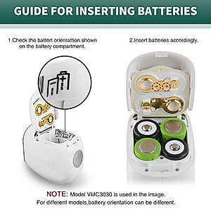 Taken 4 Pack 123 Batteries Lithium 3.7V CR123 Batteries [CAN BE RECHARGED] for Arlo Cameras (VMC3030/VMK3200/VMS3330/3430/3530), Flashlight, Microphone