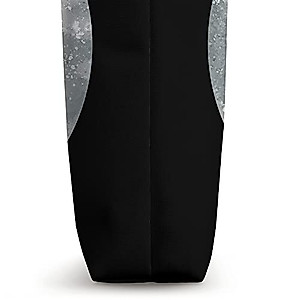 Halloween Cat and Moon: Grumpy Black Kitten In Bat Costume Tote Bag