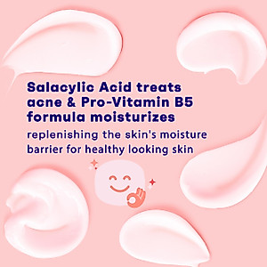 Clean & Clear Essentials Dual Action Oil-Free Facial Moisturizer, Salicylic Acid Acne Treatment with Pro-Vitamin B5 Moisturizes While Treating Acne & Helping to Prevent Pimples, 4 fl. Oz (Pack of 3)