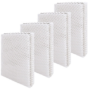 ITidyHome 4 Pack MD1-0034 Replacement Humidifier Wick Filters Compatible with Vornado Evaporative EV100 EV200 EVDC300 EVDC500 EVDC505 Evap40 Evap2 Humidifiers