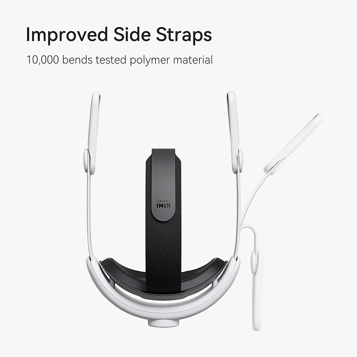 KIWI design Comfort Head Strap Accessories with 3 in 1 Battery Holder Strap, Enhanced Support and Extending Playtime, Compatible with Quest 2 (Battery Not Included)