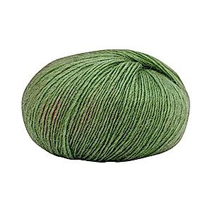 Wool Rainbow Line, Long Segment Dyed Flower Line Knitting Yarn, Soft Hand-Woven Rainbow Colorful Knitting Scores Wool Blend Yarn, Anti-Pilling, Anti-Shrink, Anti-Fade (E)