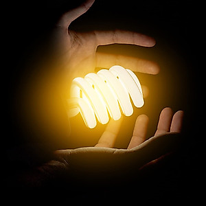 lumenivo 32 Watt Replacement Bulb for TCP 33132SP 2700K Warm White CFL T4 Frosted GU24 Base Bulb - Twist and Lock Compact Fluorescent Bulb - 1 Pack