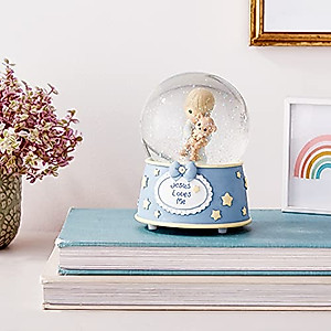 Precious Moments, Jesus Loves Me, Resin/Glass Snow Globe, Boy, Musical, 132103,Multicolor