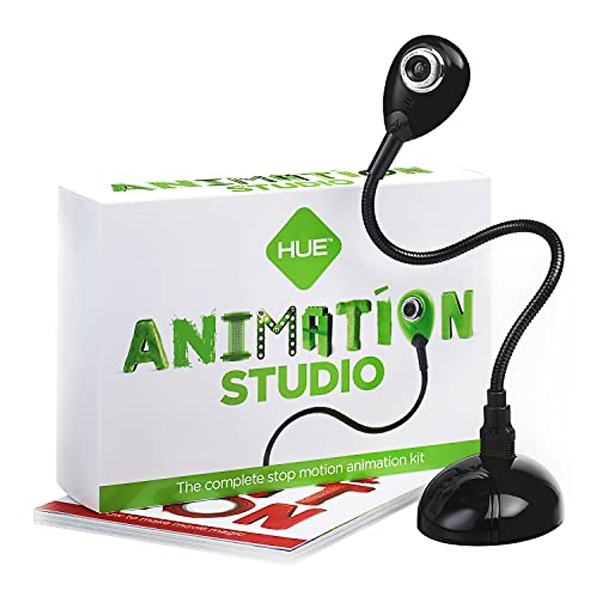 HUE Animation Studio: Complete Stop Motion Animation Kit (Camera, Software, Book) for Windows/macOS (Black)