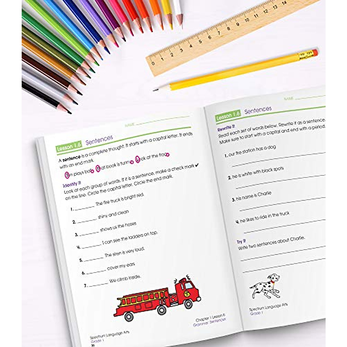 Spectrum Language Arts, Grade 1