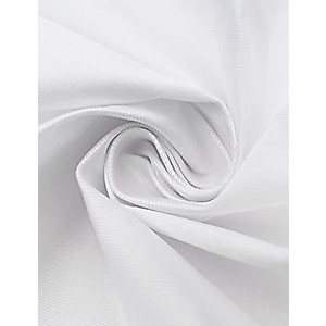 Harfirbe 6.5 ft Round Backdrop Cover White Round Backdrop Baby Shower Background Birthday Party Decoration