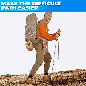 6Pcs Hiking Walking Stick Tips - Rubber Tips for Hiking Poles Hiking Accessories Collapsible Walking Stick Tips Rubber Tips for Canes - Hiking Pole Tips Rubber Tips for Walkers