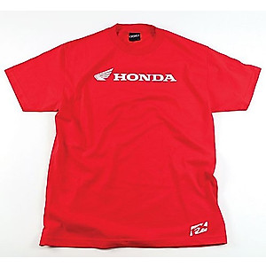 Factory Effex 15-88330 Honda' Horizontal T-Shirt (Red, Medium)