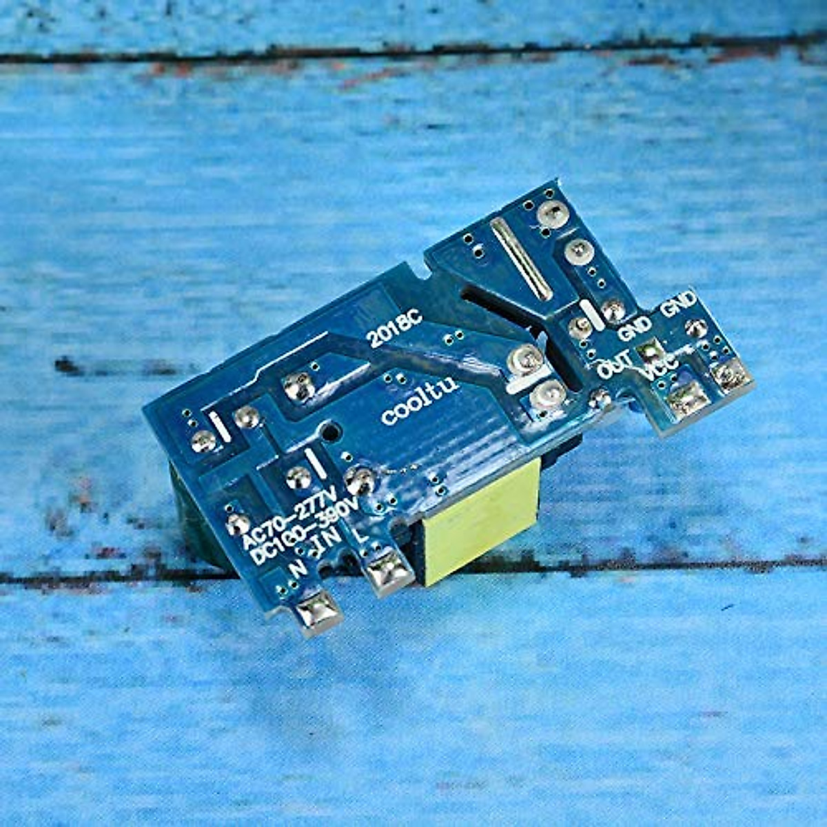Acxico 2Pcs AC-DC Converter AC 110V 220V 230V to DC 5V 12V 24V Power Supply Mini PCB Module(DC 5V 2A Version)