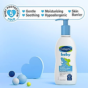 Cetaphil Baby Eczema Soothing Lotion with Colloidal Oatmeal, For Dry, Itchy and Irritated Skin, 5 Fl. Oz