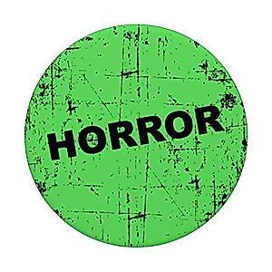 Distressed Horror Movie Green VHS Rental Gift Movie Lovers PopSockets PopGrip: Swappable Grip for Phones & Tablets