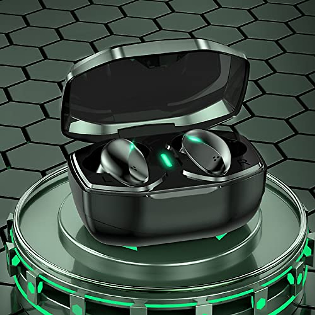 BANAAO Digital Touch-Control Wireless Bluetooth Earphones -Built-in Mic in Ear Light-Weight Wireless Earbuds with Charging Case - Immersive Premium Sound Headset for Sport Clear Calls