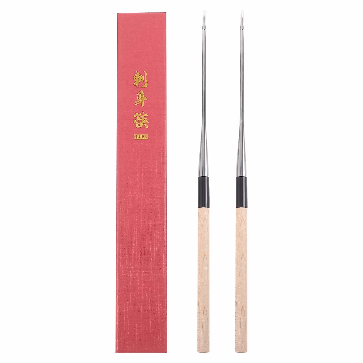 DOITOOL 2pcs Sushi Chopstick Sashimi Chopsticks Point Head Japanese Chopsticks Japanese Sushi Chef Tableware for Home Kitchen Restaurant 150mm