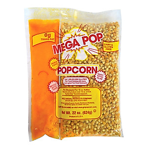 Gold Medal Mega Pop Corn, Oil and Salt Kit (16 oz. kit, 20 ct.) - (Popcorn Kernels & Flavorings)