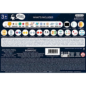 Solar System for Kids Toys with 61 Felt Figures - BONNYCO | Space Montessori Toys for Girls Boys Birthday Gifts of Planets, Felt Board for Toddlers, Educational Kids Gifts 3 4 5 6 7 8 Years Christmas