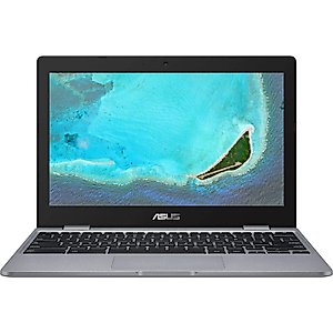 ASUS Chromebook CX22N 11.6-inch HD Non-Touch 32GB eMMC Intel Celeron N3350 (4GB RAM, Intel UHD Graphics, SD Card Reader) Grey, CX22NA-211.BB01