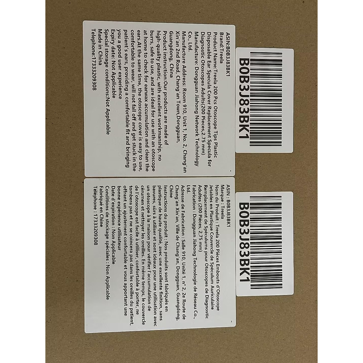 Treela 200 Pcs Otoscope Tips Plastic Disposable Ear Specula Cover Replacement Specula for Diagnostic Otoscopes Adults(200 Pieces,2.75 mm)