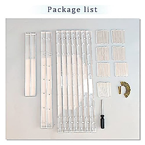 Thread Holder Organizer, 70 Spools Acrylic Foldable Hair Braiding Rack for Hair, Clear Thread Rack Storage for Sewing Quilting Embroidery Organizer Stand (Transparent 2)