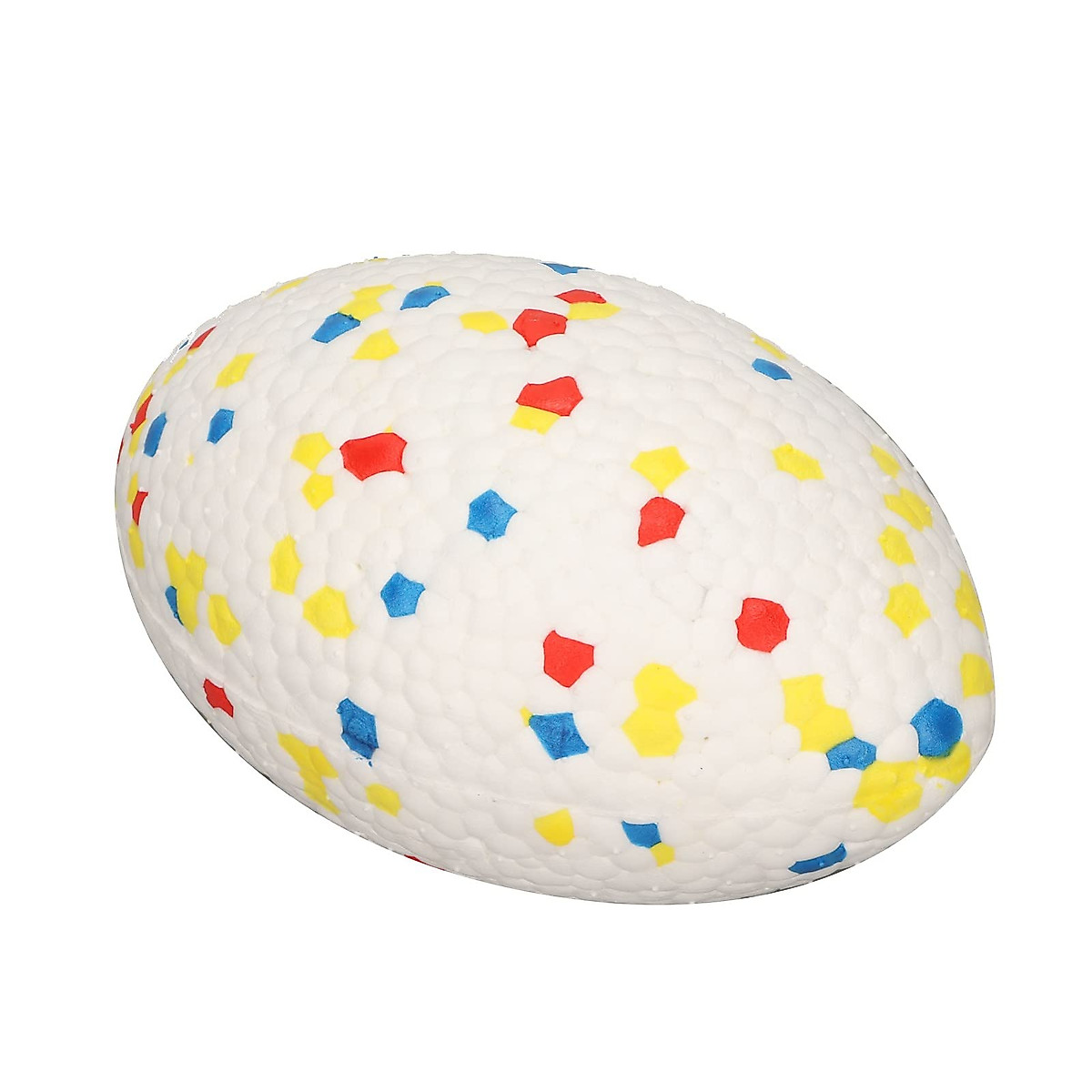 Keebgyy Dog Color Rugby Toy, Bite Resistant Teeth Grinding Balls Toy, High Bouncing Power Interactive Floating Dog Chew Toy Balls, Durable Dog Toys Rugby Shape for Dogs, for Medium Large Dogs