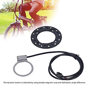 Electric Bike Speed Sensor, Energy Saving Sensitive Bike Power Pedal Assist Sensor Compact Dustproof Easy Installation for Replacement