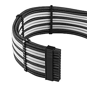 CableMod Pro ModMesh Sleeved Cable Extension Kit (Black + White)