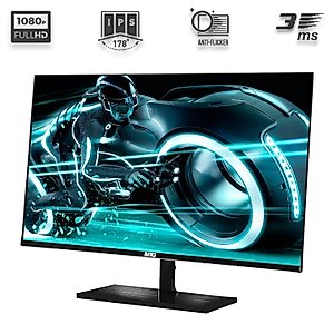 TechMagnet Computer Desktop PC, Core i5, Siwa 8, 16GB RAM, 128GB SSD Boot + 2TB HDD, 22 Inch Monitor, RGB Keyboard Mouse, XL Cheatsheet Desk Pad, RGB Speaker with Webcam, WiFi, Win 11 Home (Renewed)