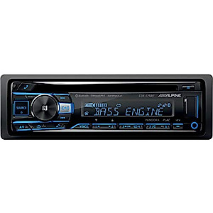 Alpine CDE-175BT, Single-Din CD Car Stereo W/Bluetooth, USB & Auxiliary Input (Replaces CDE-163BT)
