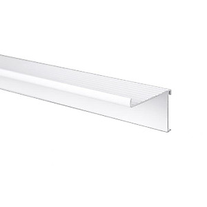 STAS Grip up - Picture Display Wall Ledge Shelf, Photo shelve (39.4 inch (100 cm), White)