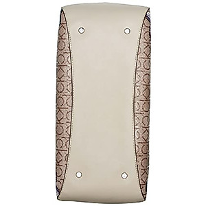 Calvin Klein Lucy Triple Compartment Tote, Almond/Taupe/Floral