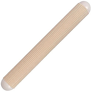 WWW Plastic Rolling Pin, Food Grade Plastic Pizza Dough Roller, Non-Stick Time-Saving Rolling Pin for Bread Cookie Pastry Dough (7.95 x 1.05 x 1.05 inches),Beige