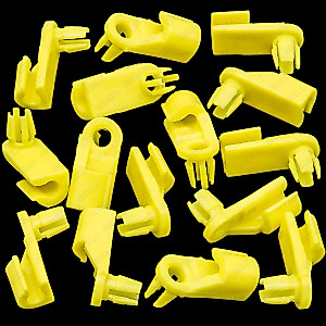 Rexka 15pcs 5/32 Door Lock Rod Clip E6AZ-5421952-A for Ford Expedition Explorer M ustang F-150 F-250 Mercury Mountaineer E-150 E-250 E-350 E6AZ5421952A