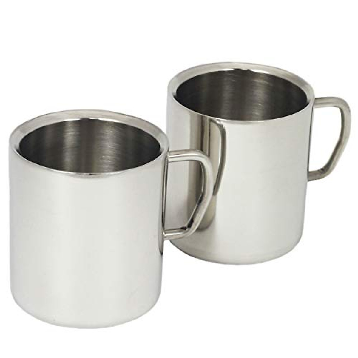 Chef Craft Select Durable Mug, 2 piece set, Stainless Steel
