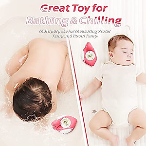 Doli Yearning Upgrade Baby Bath Thermometer Flamingo Room Temperature| Water Thermometer|Kids' Bathroom Safety Products| Baby Bath
