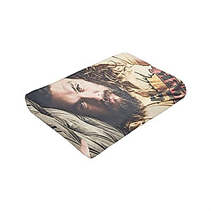 Ultra-Soft Jason Momoa Blanket, Fleece Collage Throw Blankets for All Season, Lightweight Soft Micro Flannel Blanket for Couch, Dorm, Bedding Blankets 50"X40"