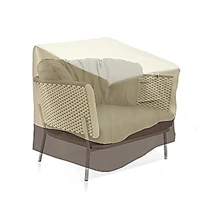Garden Table and Chair Cover Heavy-duty Waterproof Outdoor Balcony Sofa Dust Cover Rain Cover Table and Chair Cover Seat Cover Patio Chair Cover Lawn Patio Furniture Cover M