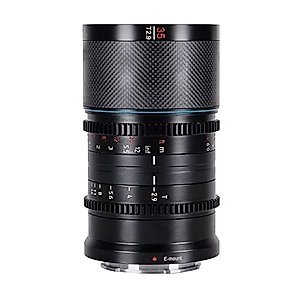 SIRUI Saturn 35mm T2.9 1.6X Full Frame Carbon Fiber Anamorphic Lens, Lightweight Cinema Lens for Drones, Handheld Gimbal Stabilizers (E Mount, Natural Flare)