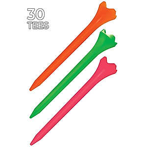 Pride Performance 2-3/4" Citrus Mix Golf Tee, 30 count