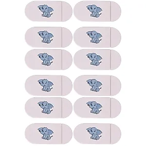 SOLUSTRE 12 pcs Camera Privacy Cover Webcam Cover Slide Camera Slide Cover Cute Laptop Lens Cover Webcam Privacy Computer Tablet para niños Webcam Lens Cover Slider Protector Pearlescent