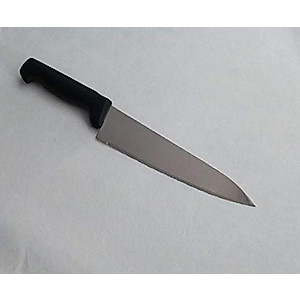 Professional Serrated Chef's Knife 8 Inch Surgical Stainless - Never Needs Sharpening