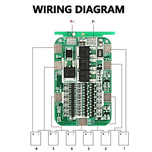 6S 15A 22V 24V Battery Board Lithium Battery Charging Board PCB Cell Board Charger Module for Li ion Cell