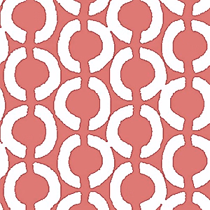 Stitch & Sparkle Cotton Duck 54" Chainlink Coral Color Sewing Fabric by The Yard D090G0001