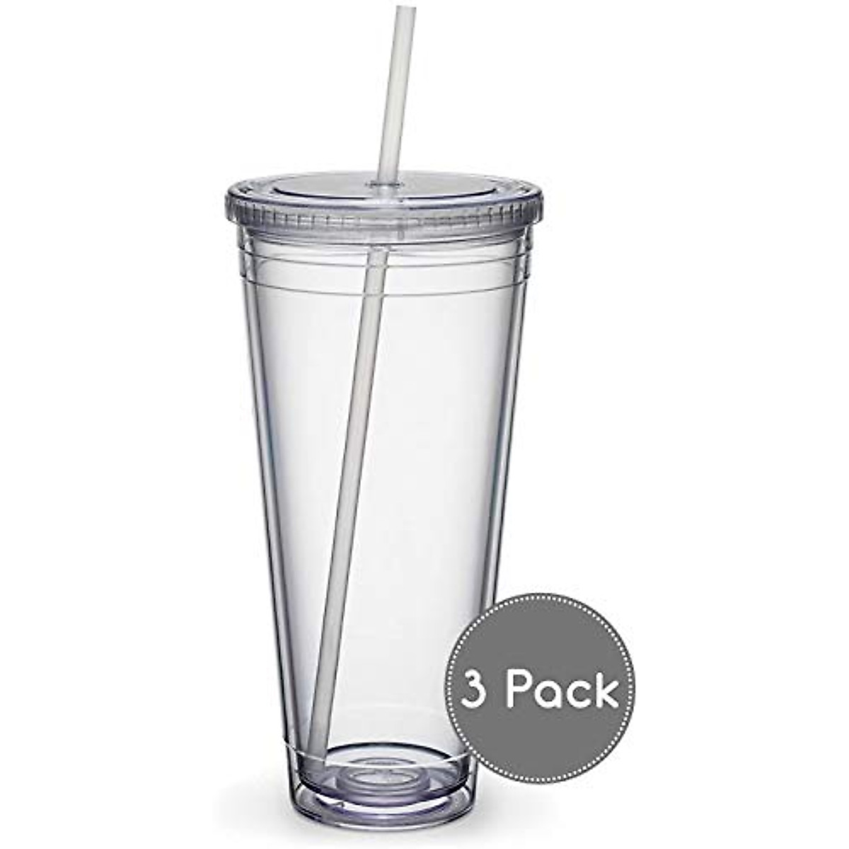Maars® Insulated Travel Tumblers 32 oz. | Double Wall Acrylic | 3 Pack
