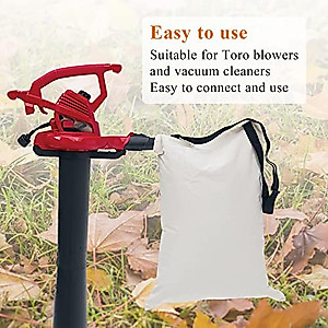 Sconva 51503 Blower Debris Vacuum Bag Replacement Bag/Universal Leaf Vacuum Blower Bag Bottom Debris Dump Bag Replacement for Toro Blowers & Vacuum Cleaners (2 Pack)