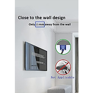 Wall Hung TV Bracket, RV TV Mount for 14-32Inch TV Large Load Solid Support Monitor Wall Mount for Camper Small Monitor LED LCD Flat Screen TVs, 4.7 x 4.7 x 0.3 in