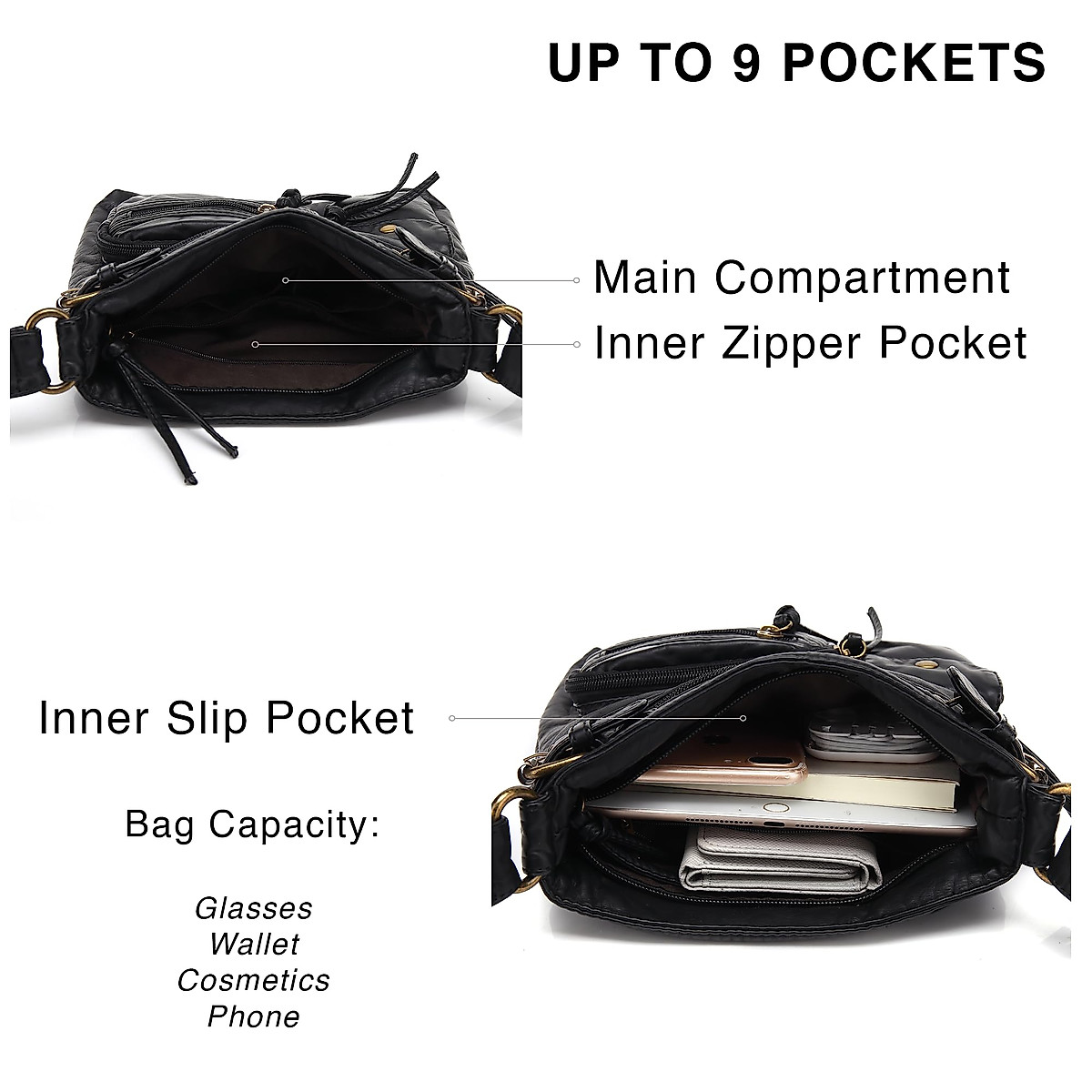 Scarleton Purses for Women, Crossbody Bags for Women, Crossbody Purse with Multiple Pockets, Mothers Day Gifts Purse Medium, H183313L - Green