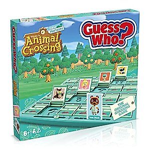 Winning Moves Animal Crossing Guess Who? Board Game, Play with Tom Nook, Margie, Harvey and Daisy Mae Asking yes and no Questions to Reveal Your Opponents Mystery Character, Gift for Ages 4 Plus