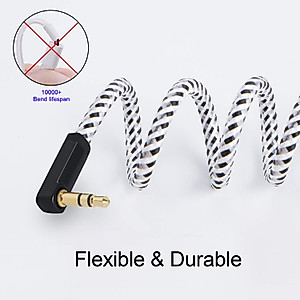 CableCreation 3.5mm Aux Cable 3FT/0.9M, 3.5mm Male to Male Jack Audio Cable with 24K Gold-Plated for Phones, Tablets, Beats Headphones, MP3 Player, Car/Home Stereo, Laptops, Speaker