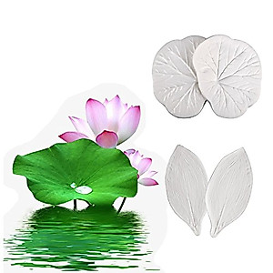 AK ART KITCHENWARE Sugar Paste Flower Veining Molds Petal Veiners Fontant Mold Cake Craft Tools (lotus)