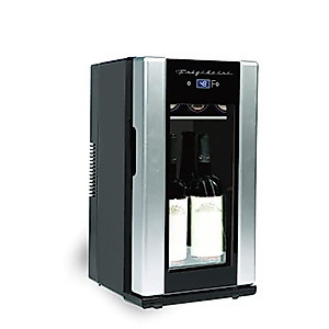 Frigidaire EFMIS567_AMZ 18 Can OR 4 Wine Bottle Retro Beverage Fridge, Temperature Control, Thermoelectric, FreonFree, Stainless